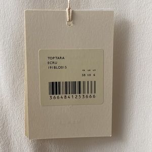 Sezane | Tops | Nwt Szane Tara Top In Cru | Poshmark